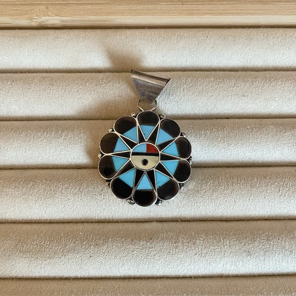 Jewelry | Zuni Authentic Native American Sunface Pendant | Poshmark